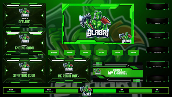 Design custom gaming logo by Wali_qureshi | Fiverr