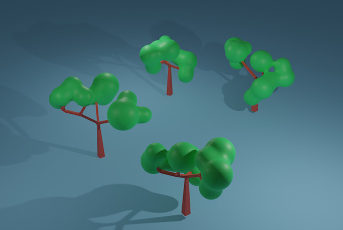 Create a simple 3d low poly model for you by Designgreenbiz | Fiverr