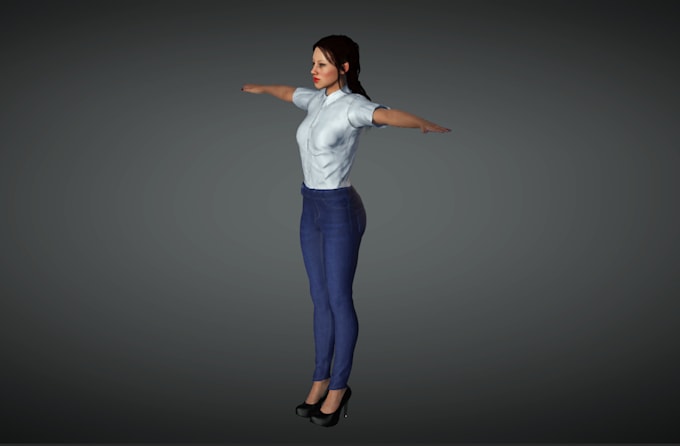 Create 3d character models for games and animated videos by Akhter999 ...