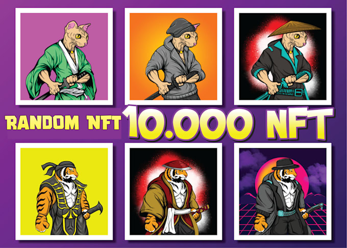 Create randomly generated nft 1k 10k arts for opensea by ...