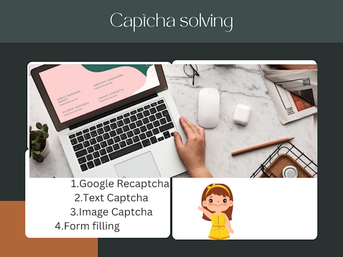Solve unlimited and accurate captcha,form filling,data etry for you by ...