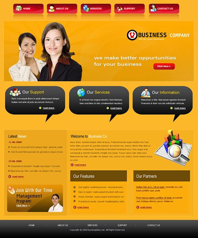 Create, design and redesign html and css pages by Webcreation15 | Fiverr