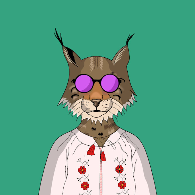 Draw custom cartoon character for nft by Anca666 | Fiverr