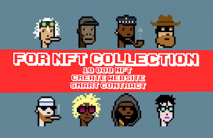 Draw your 1,000 10,000 nft collection by Cartoonartzco | Fiverr