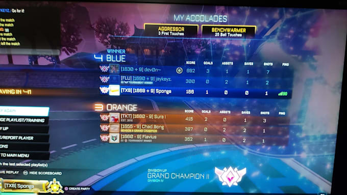 Help you rank up in rocket league by Thereal_sponge | Fiverr