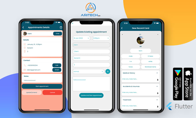Develop hybrid ios and android flutter building mobile app by Ahmedarain181 | Fiverr