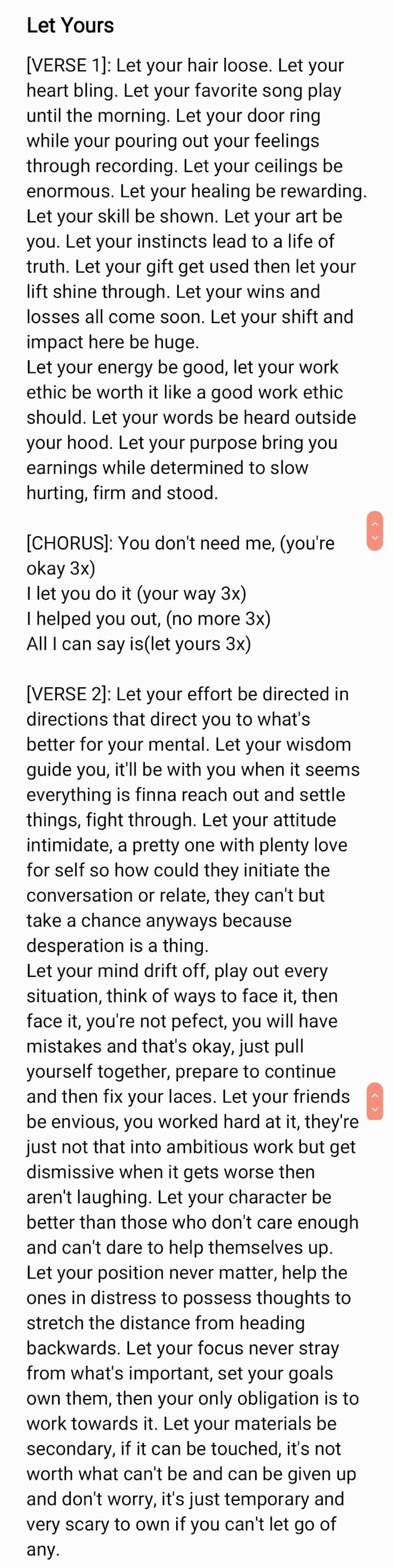 Write you a well put together song in a timely manner by ...