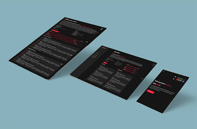 Build html,css,js personal website by Dev__arafat | Fiverr