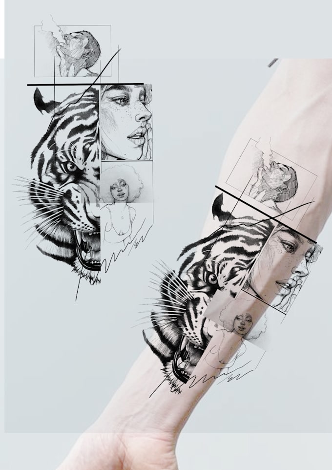 Design tattoo model for you by Arazazhar | Fiverr