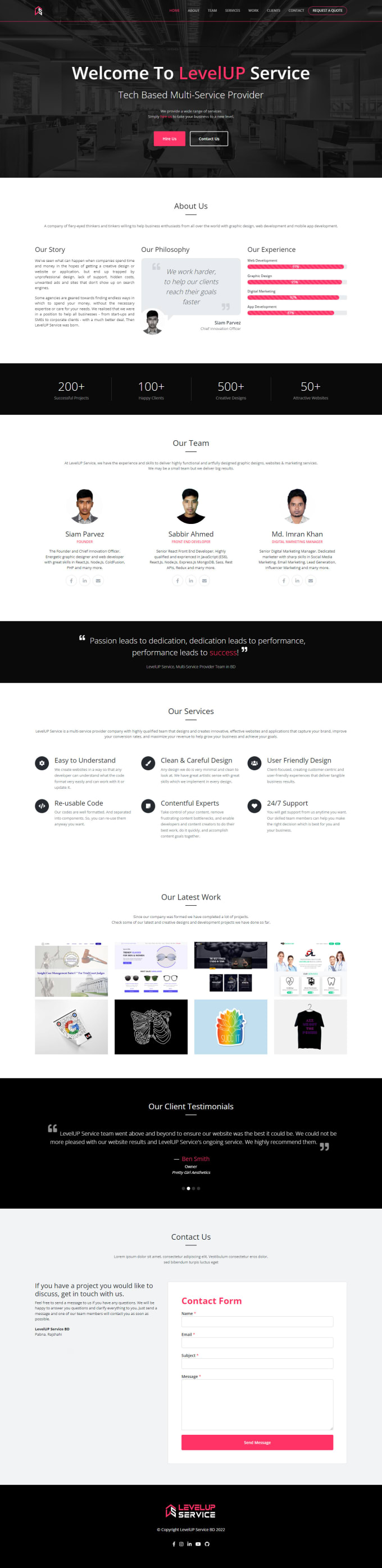 Do React Front End Web App With React Js Firebase Redux Next Js Tailwind Css By Siamparvez Fiverr