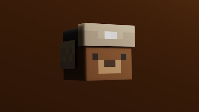 Make you a 3d minecraft profile picture like intel edits by Zebotm | Fiverr