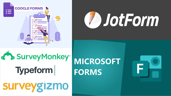 Create interactive form survey using googleform, jotform, typeform ...