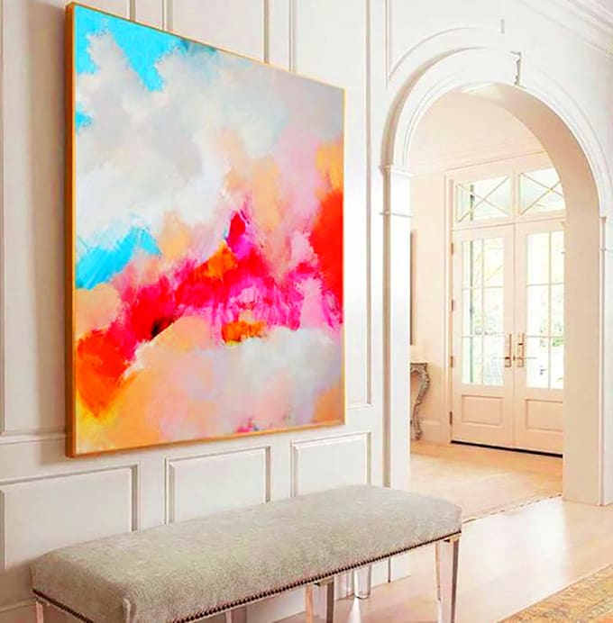 Paint unique abstract art, portrait, oil painting and designs by ...