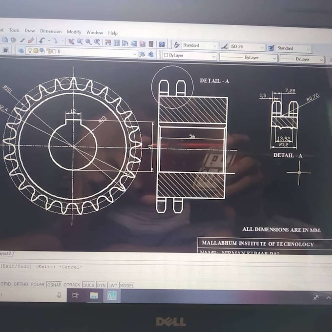Create 2d, 3d engineering drawings, mechanical drawings, by Nirmanpal ...