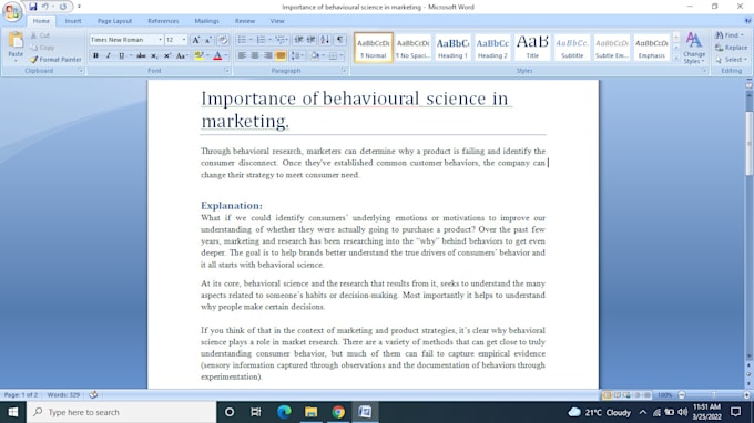 Do your microsoft word assignment by Arsaljaved429 | Fiverr
