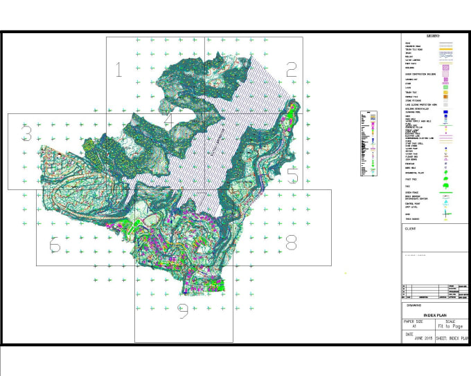 Make topographic survey, land surveying map, contours map, from point ...