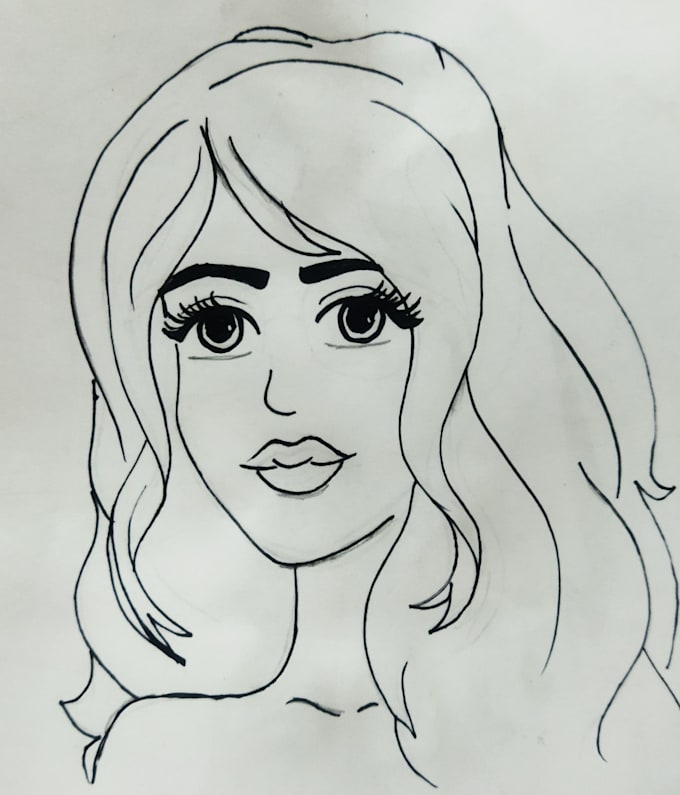 Make your own portrait in cute style by Afrozabanu798 | Fiverr