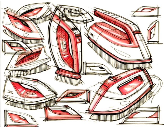 Draw product design sketching by Mudun_garra | Fiverr
