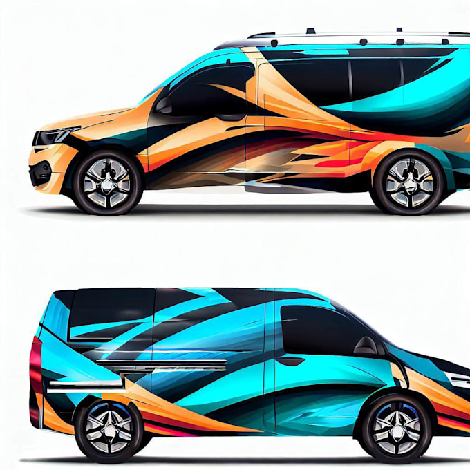 Draw a car wrap, truck wrap, van wrap design by Curr_ancum | Fiverr