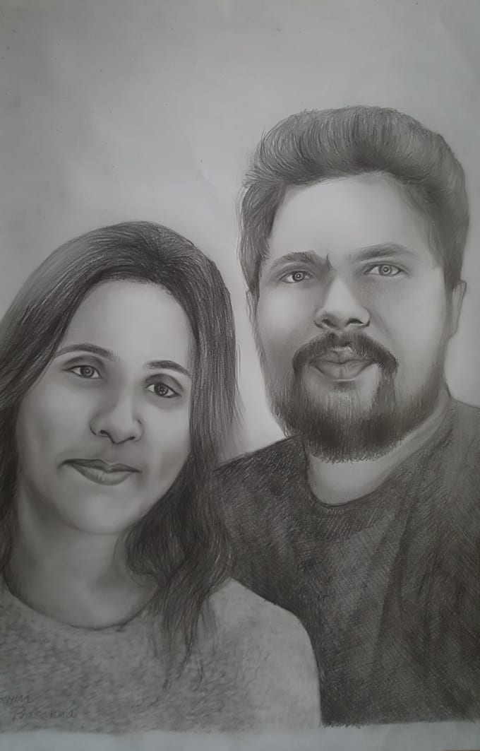 Draw a realistic pencil sketch and all drowings by Dazindu | Fiverr