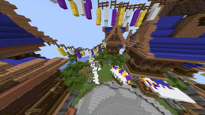 Build a good hub in you server minecraft by Red1324pd | Fiverr