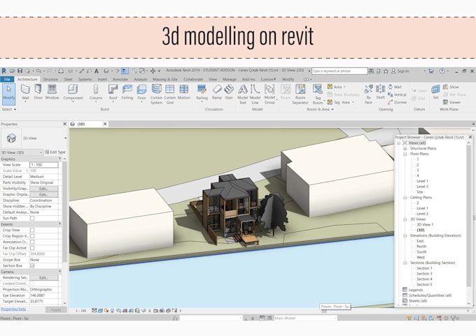Create 3d models on revit by Cerenclkk | Fiverr
