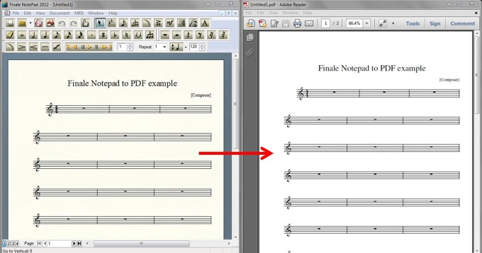 Convert word, powerpoint, excel, finale notepad, psd and image files to ...
