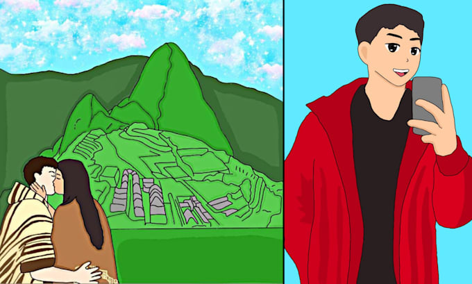 Realize your cartoon image by Angieluuz | Fiverr