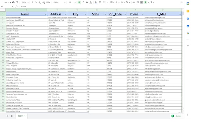 Find email lists, excel or web data entry, mining, scraping,email address by Ilm2203 | Fiverr