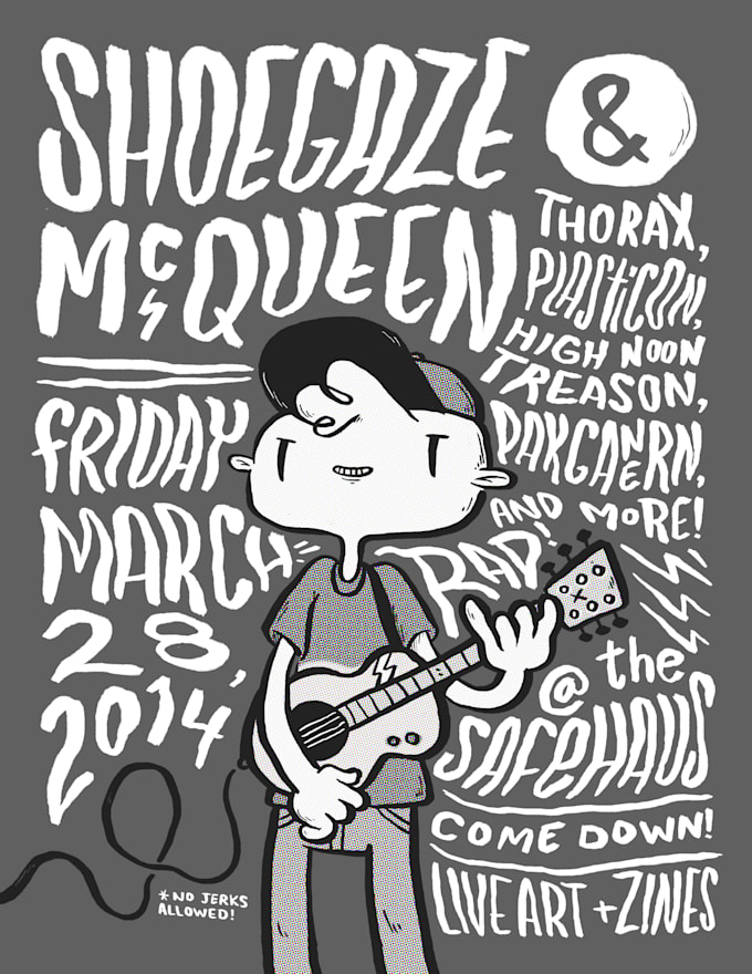 Create a rad poster for your event or gig by Marcake | Fiverr