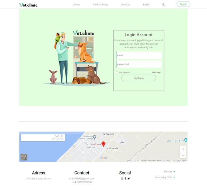 Rebuild your html and css website and write it in clean code by ...