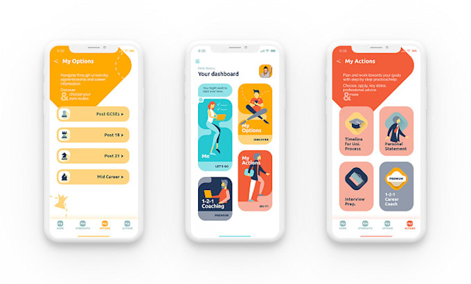 Build app landing page website design, mobile app website design by ...