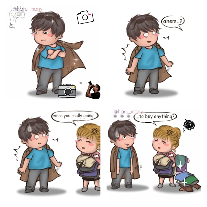 Create a cute animation for you by Bluebird183 | Fiverr