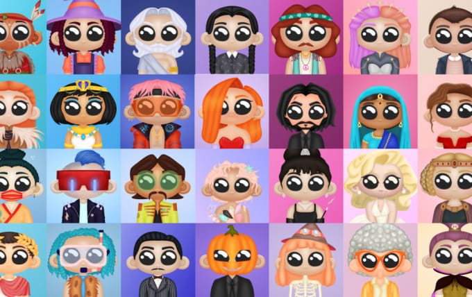 Design your own custom cute character by Cute_characters | Fiverr