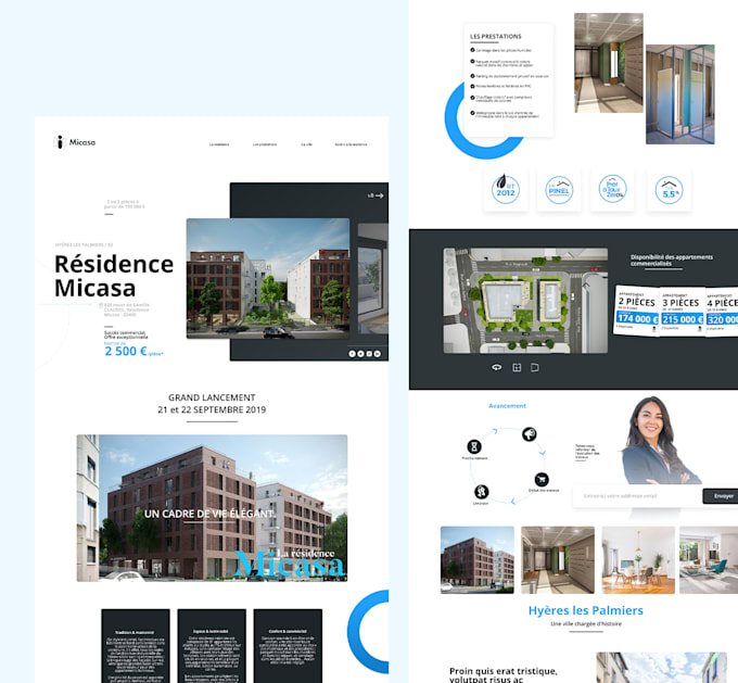 Design a modern uxui web application or landing page by Ferreolrahimy | Fiverr
