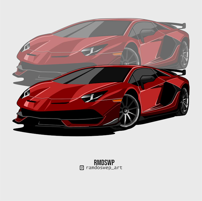 Make vector car for your design by Agungdhan | Fiverr