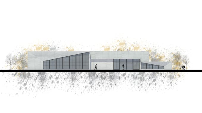 Render architectural plan, section and elevation in photoshop by ...