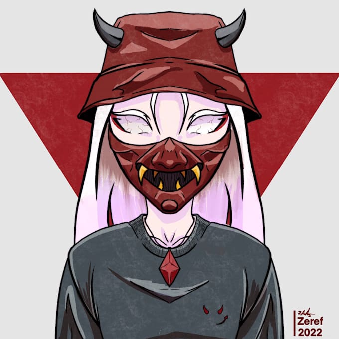 Do a simple front view drawing of your favorite character by Zeref_arts ...