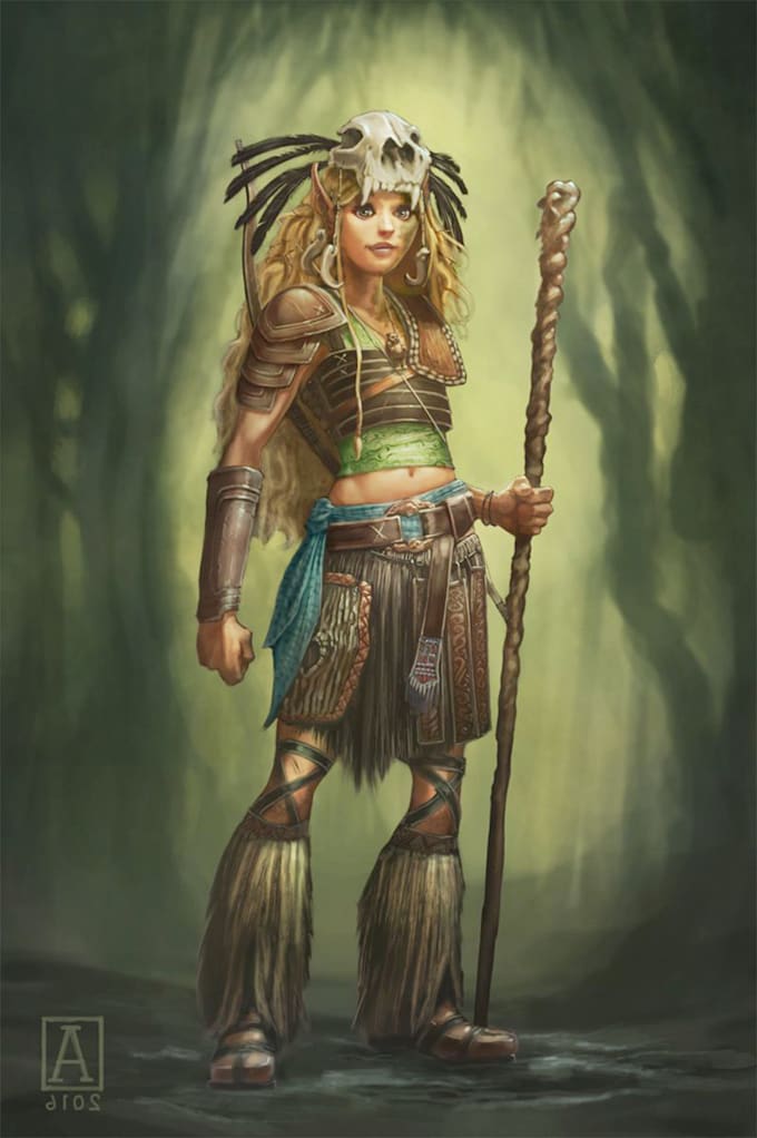 Draw a game art, concept and dnd character art by Isabeauba | Fiverr