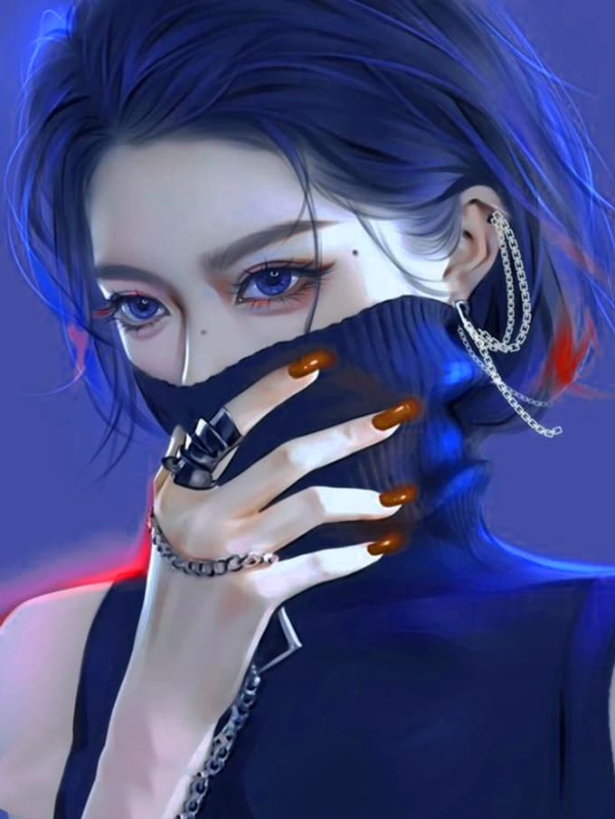 Draw Custom Portrait In Anime Manhwa Style By Toimeless Fiverr