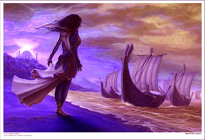 Do professional fantasy illustration art by Fonthoutane | Fiverr