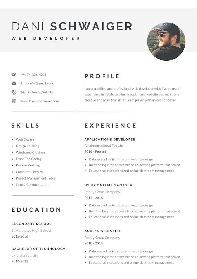 Design a job winning cv for you by Shenolkaasher | Fiverr