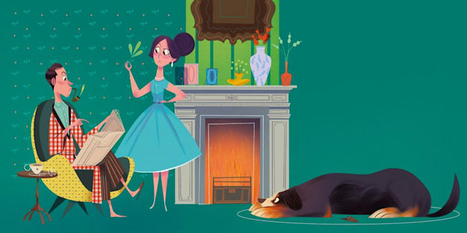 Make a comical and hilariously childrens book illustration by Dfxz50 ...