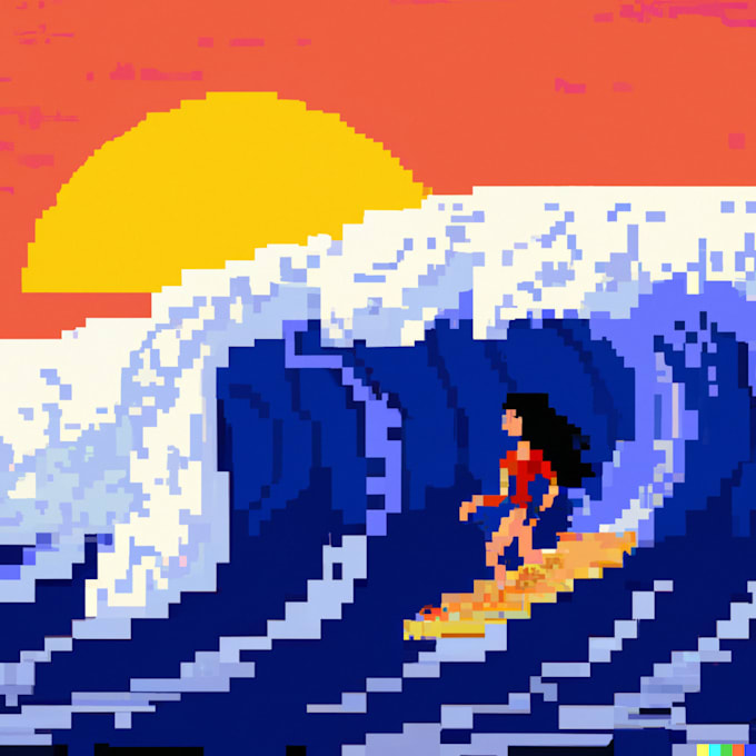 Create amazing pixel art for you using dalle 2 by Air_jordan | Fiverr