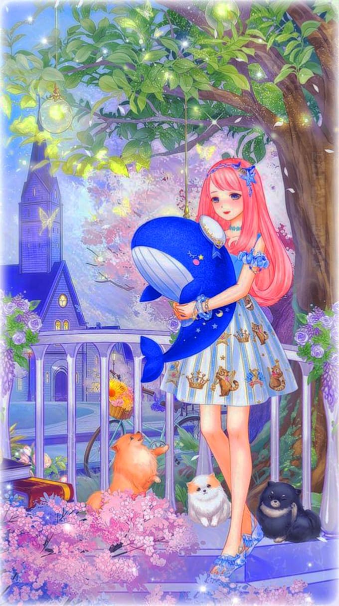 Make you a full anime character design by Crumblersl | Fiverr