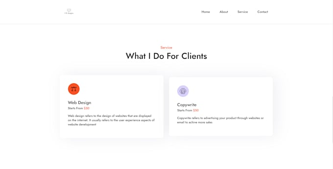 For cheap i will make you the perfect portfolio website by ...