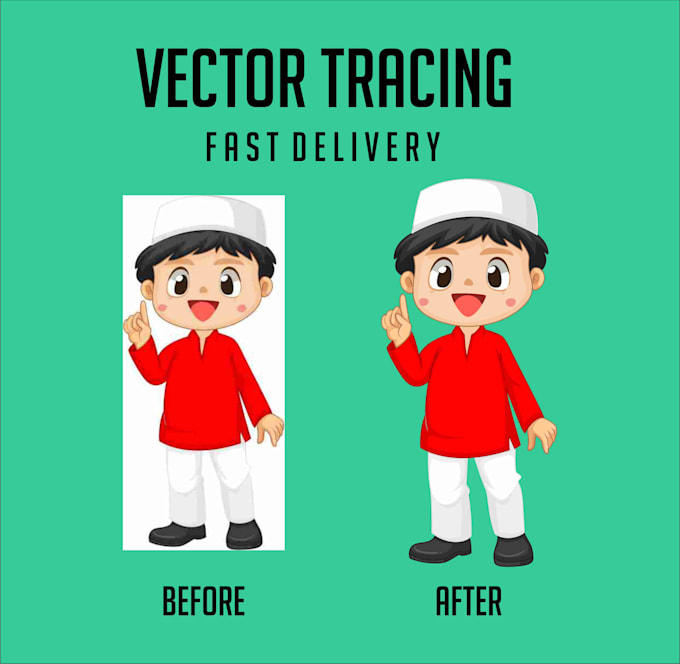 Professional vector tracing services with fast turnaround by Dyanherdiansyah | Fiverr