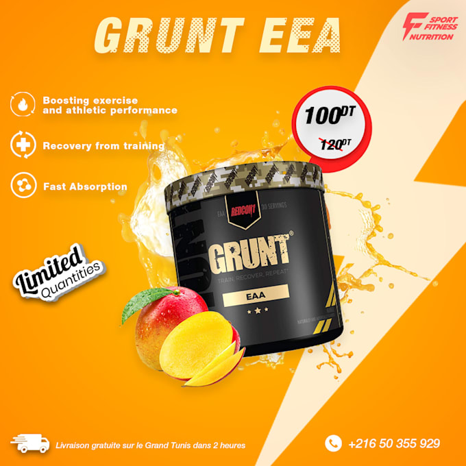 Design unique product advertisement poster by Alybenameur | Fiverr