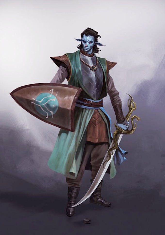 Design dnd character art by Riya_chandni | Fiverr