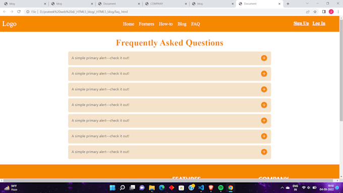 Design Creative Responsive Websites Using Html Css And Javascript By Prateekcoder Fiverr